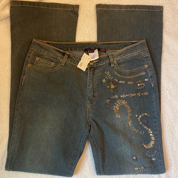 Simon Chang | Jeans | Simone Chang Arriere Back Embellished Hi Rise ...